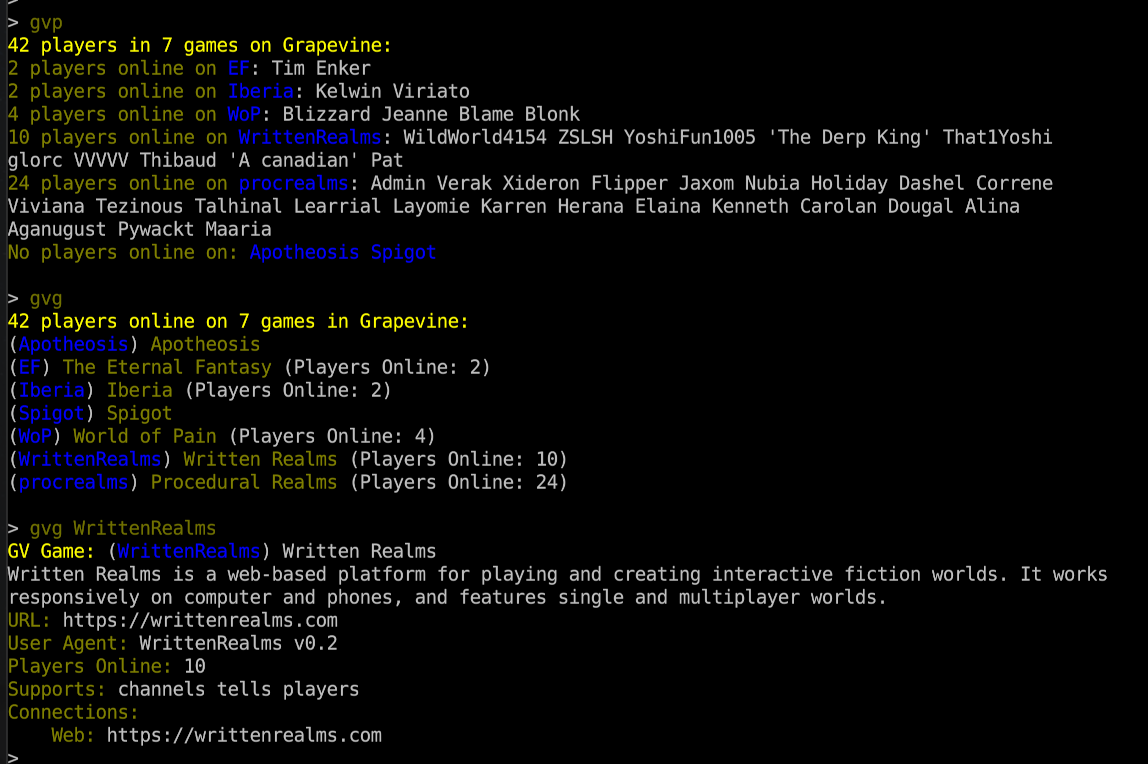 Grapevine chat in your Circle, TBA or Diku-based MUD : r/MUD